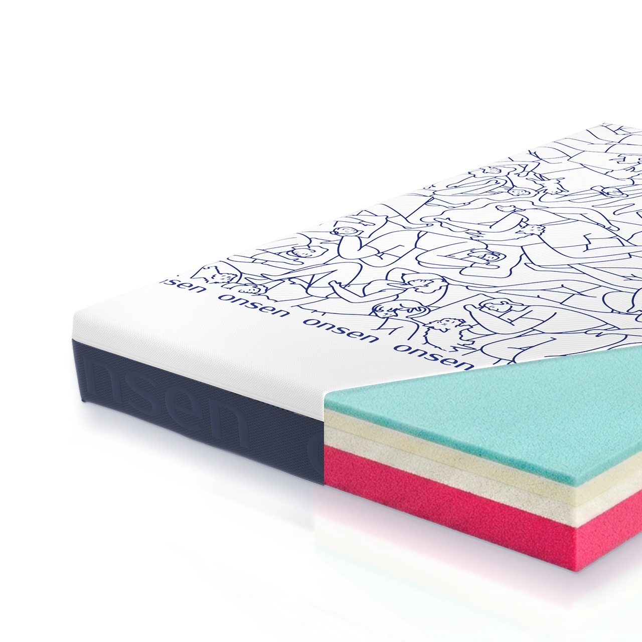 Foam mattress - Osaka Air - medium-Firm Mattress - ONSEN